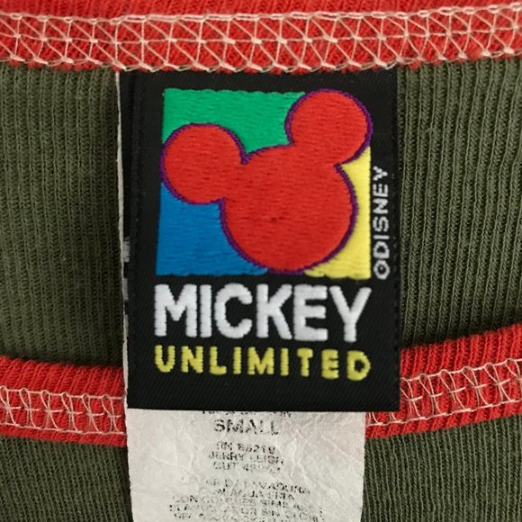 Disney | Tops | Vtg Disney Varsity Team Mickey Tshirt | Poshmark